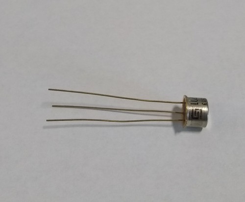 SOLID STATE 2N1711 TRANSISTOR GOLD LONG LEADS GP BJT NPN 30V 0.5A TO-5 ...
