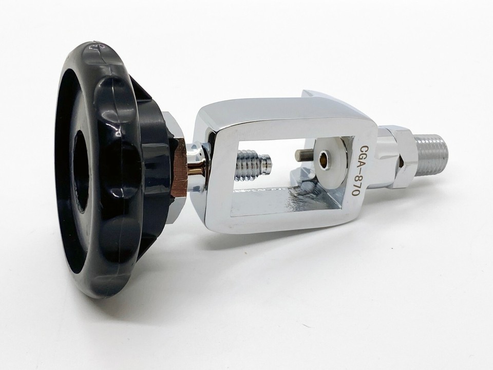 Medical Oxygen Cylinder CGA 870 Oxygen Pin Index Yoke 1/4" Male NPT ...