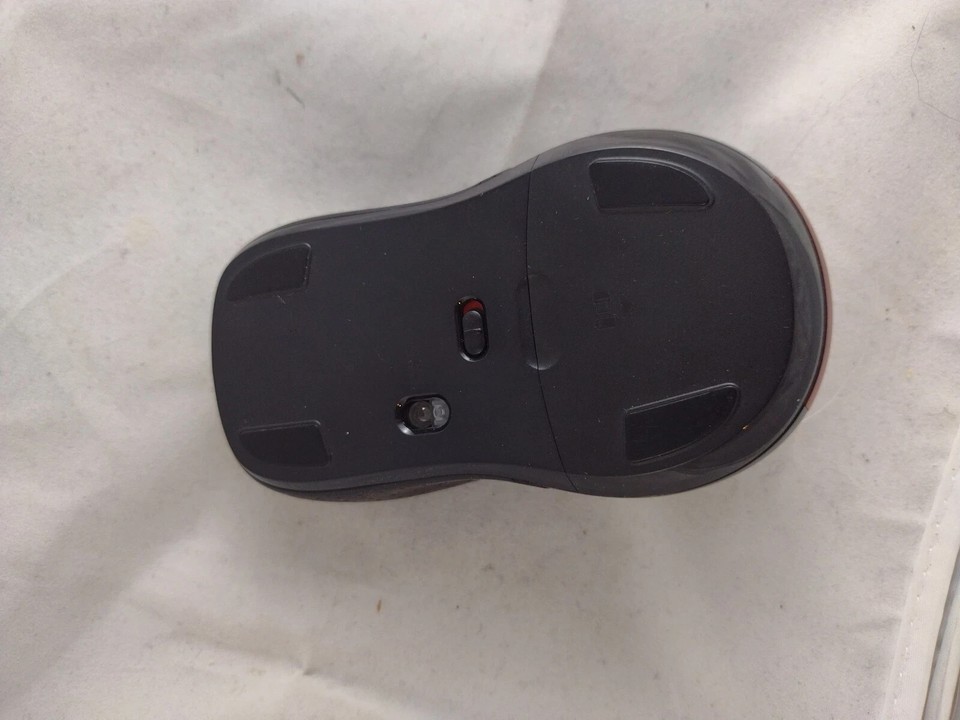 Logitech M510 Wireless Laser Mouse Red With USB Receiver & Side Buttons ...