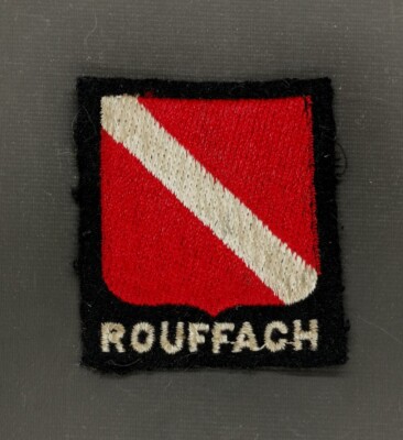 Embroidered Fabric Badge School Frame Rouffach Liberation FFI 1946 | eBay