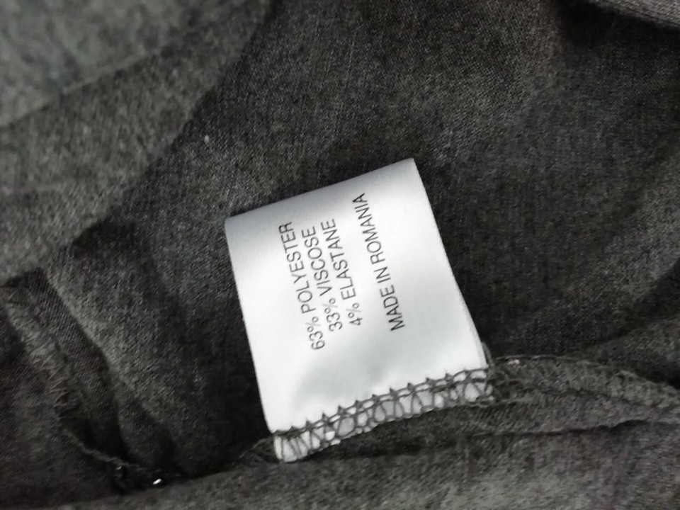 CHESCA Ladies Size 12 14 (1) Grey Silver Detailing Button Up Stretch ...