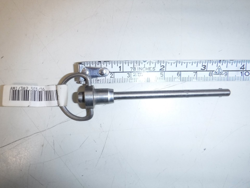 AVK QUICK RELEASE BALL LOCK PUSH BUTTON DETENT PIN 5/16"X3.5" W/RING ...