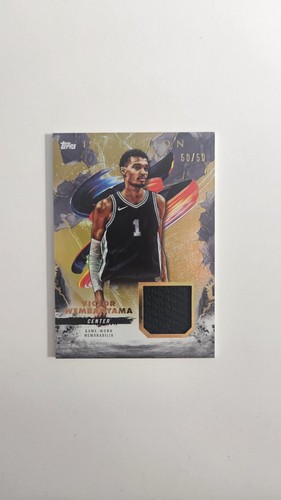 2024-25 Topps Inception Victor Wembanyama #REC-VW Gold /50 (MEM) Game ...
