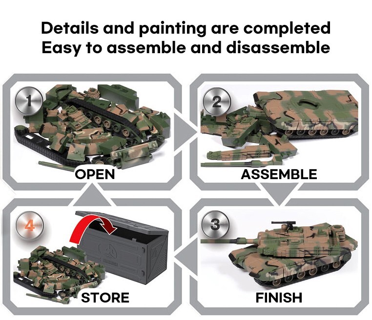 1/80 ACADEMY K2 BLACK PANTHER ROK KOREAN ARMY TANK PLA MODEL KIT ...