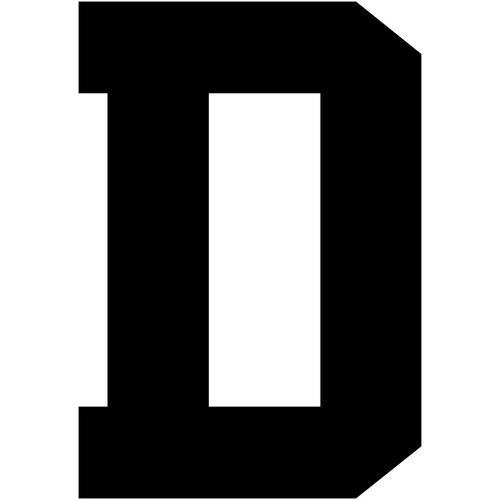 Varsity Letter D Decal Sticker Vinyl Window Laptop College Athletic ...