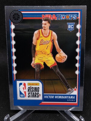 2023-24 NBA Hoops Premium Stock VICTOR WEMBANYAMA RISING STARS RC SPURS ...
