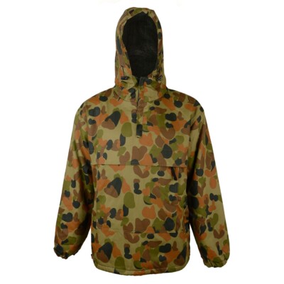 Australian AusCam Fleece Lined Anorak - Hard-wearing DPCU Camo Winter ...