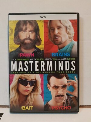 Masterminds (DVD, 2016) | eBay