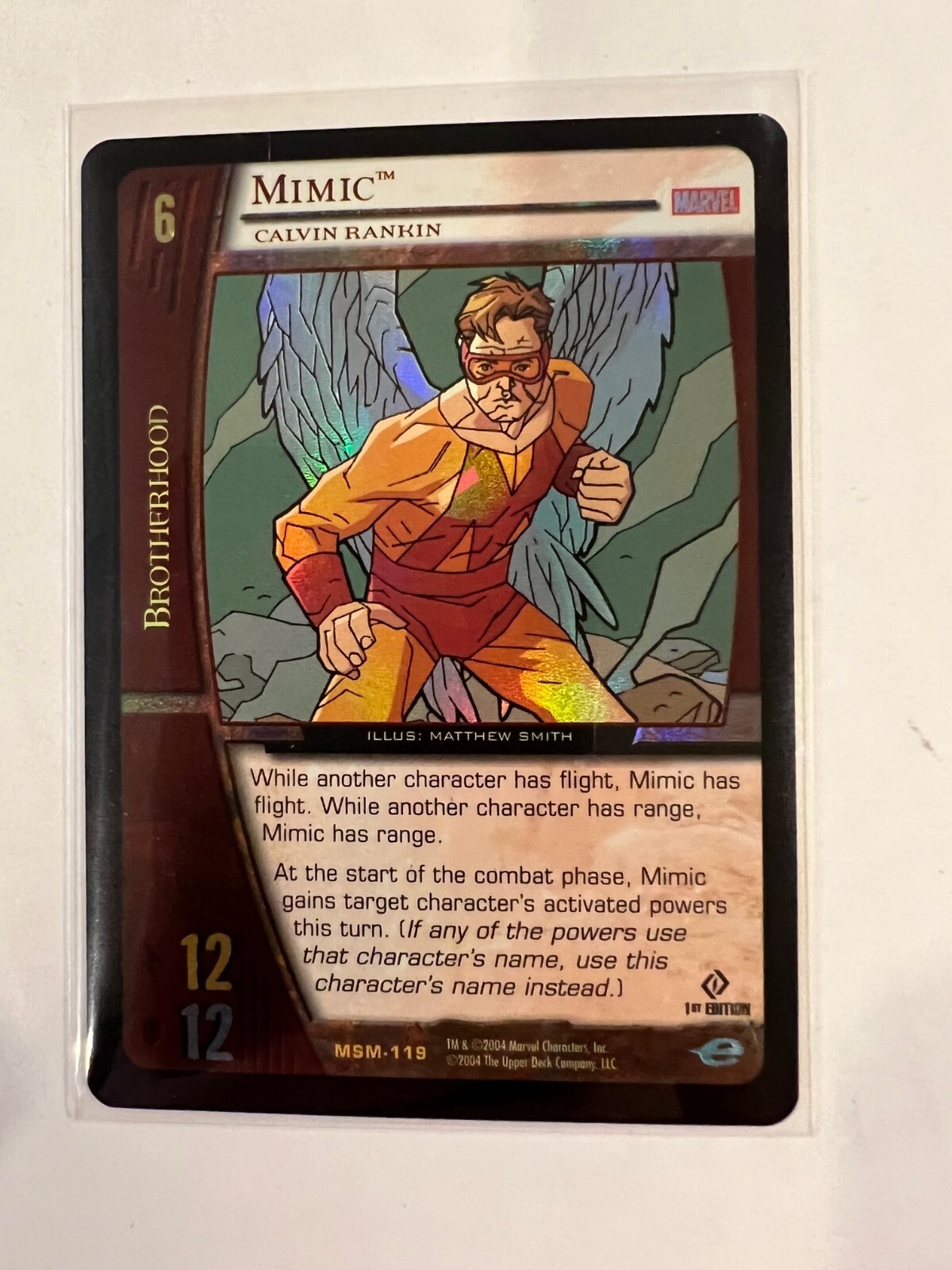 2004 Marvel vs System Foil MSM-119 MIMIC Rare (1st Ed)💕 ️* | eBay