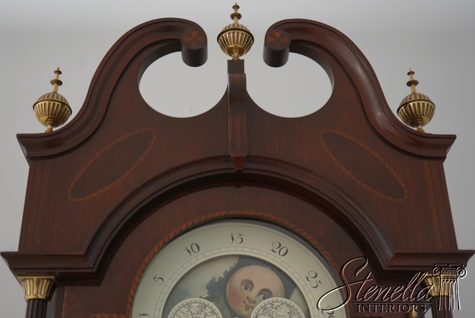67473: SLIGH Thomas Harland Inlaid Mahogany Grandfather Clock | eBay