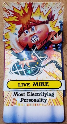 LIVE MIKE: POP-UP BOOKLET CARD REFRACTOR GARBAGE PAIL KIDS SP INSERT ...