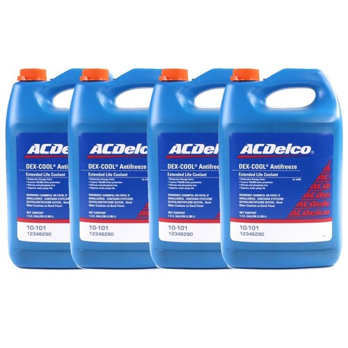 ACDelco 4gal (4 x 1Gallon Bottle) DEX-Cool Coolants Antifreeze 12346290 ...