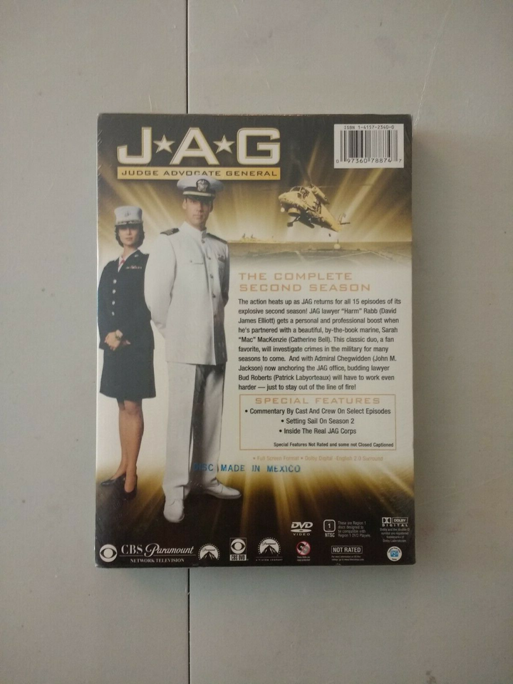 JAG: The Second Season (DVD, 1997) 97360788747| eBay