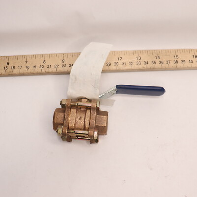 Nibco Full Port Ball Valve Bronze 1/2" Threaded T-595-Y-66 | eBay