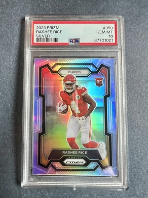Rashee Rice Silver Prizm Rookie PSA 10 2023 Panini Prizm #350 | eBay