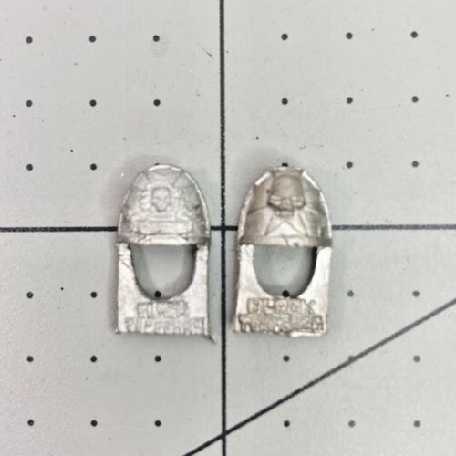 40K BLACK TEMPLAR FIRSTBORN SHOULDER PADS metal space marines GW bits ...