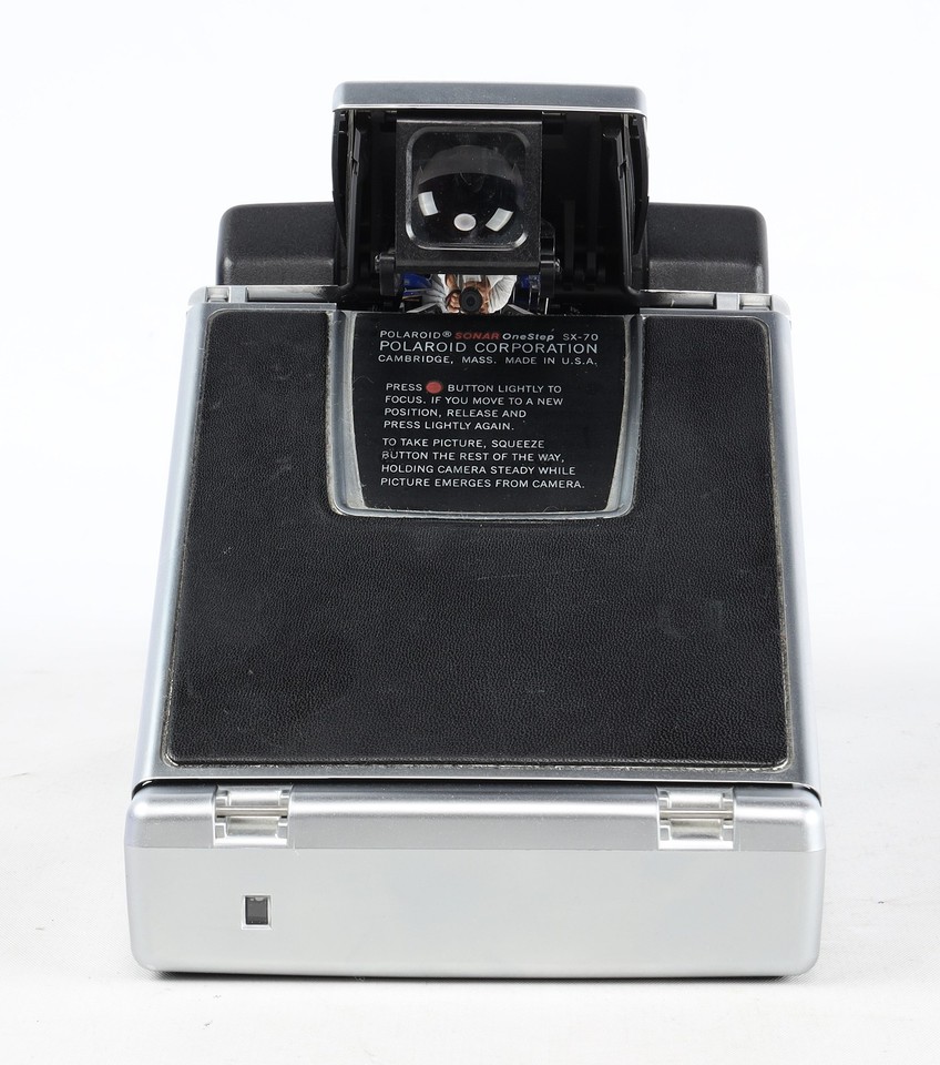 Polaroid SX-70 Land Camera SONAR OneStep, Chrome/Black (For Parts and ...