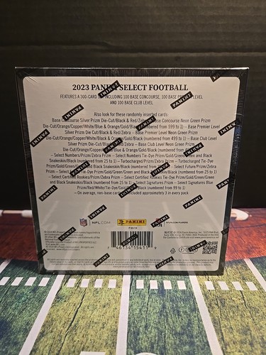 2023 Select NFL Football Mega Box Sealed - Black & Red Prizm Die-Cuts ...