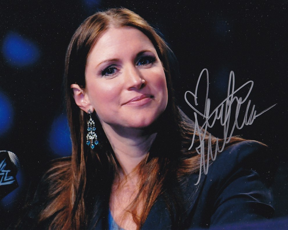 Stephanie McMahon Signed 8X10 Photo Autograph WWE | eBay
