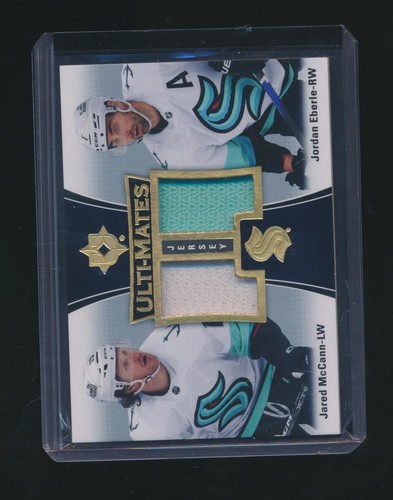 JARED MCCANN JORDAN EBERLE 2022-23 UPPER DECK ULTIMATE ULTI-MATES ...
