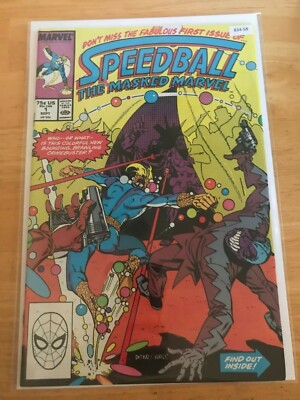 Speedball 1 The Masked Marvel - Comic Book - B34-58 | eBay