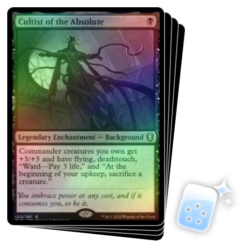 Foil Cultist Of The Absolute X4 MTG Commander Legends: Battle For ...