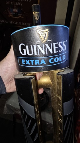 Guinness draught Beer Pump tap Single font home bar man cave pub | eBay UK