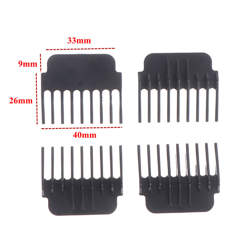 4PCS T9 Universal Hair Trimmer Clipper Limit Comb Guide Sets Limit ...