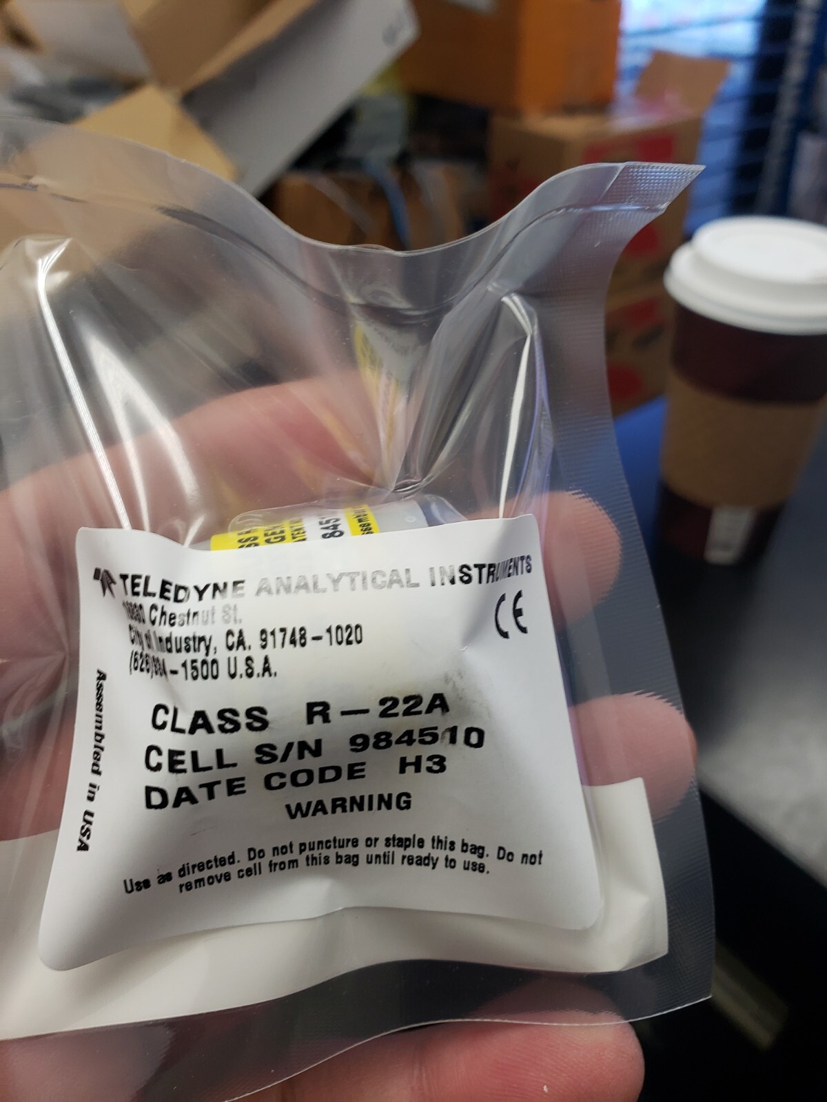 Smog Emission Analyzer Oxygen Sensor /CLASS R-22A NEW SEALED FRESH | eBay