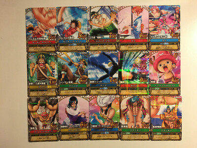 Data Carddass One Piece OnePy β Match Part 5 Reg/R/SR Set 41/41 | eBay