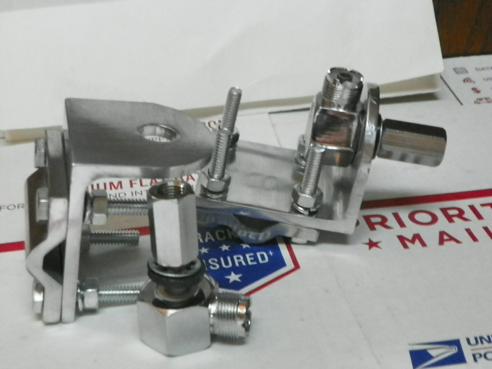 NMO 3/4" HOLE NEW MIRROR MOUNT WITH A 1 1/4" STEP HOLE FOR THE NMO ...