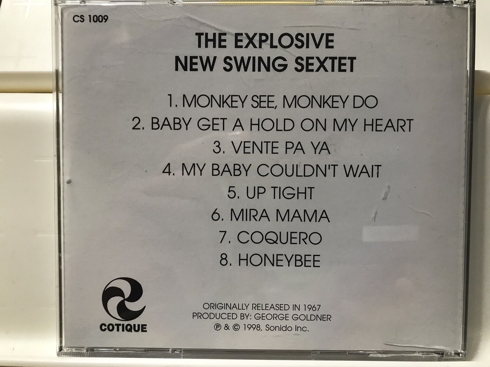 Mega Rare CD Fania The Explosive New Swing Sextet Cotique 1998 Scuffs ...