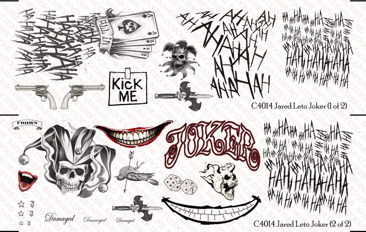 Jared Leto Joker Tattoo Outlines Everything That's Wrong With Jared