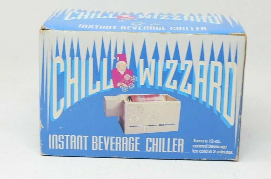 Chill Wizzard Can Chiller Ice-cold Drinks in 2 Minutes Vintage Wizard ...