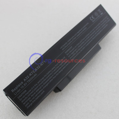 9Cell Battery For ASUS K72J A73 X73S N73J A72D K73J K72F N73V X77V A32 ...
