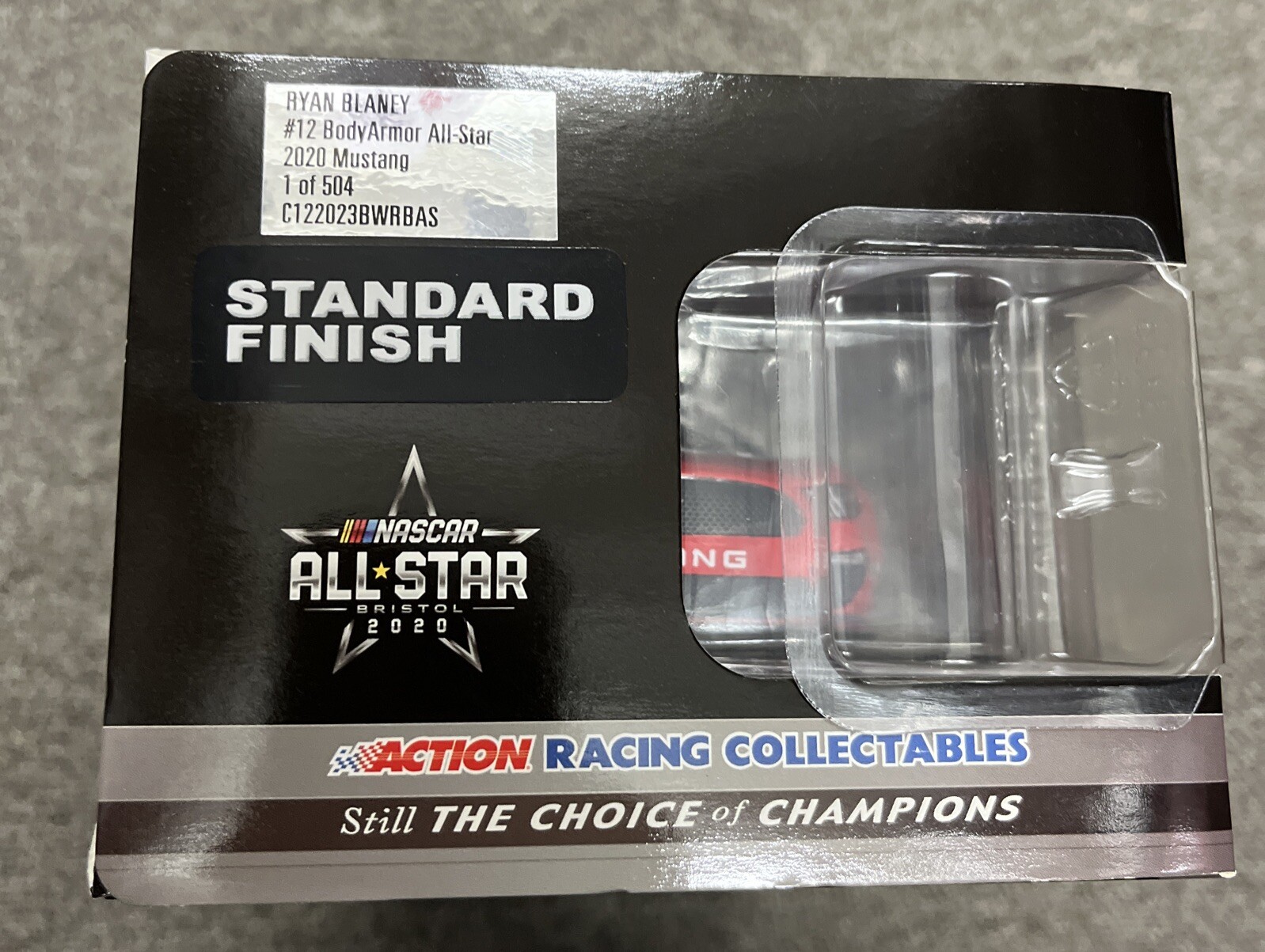 Ryan Blaney 2020 Body Armor All Star 1/24 NASCAR Die Cast Ford Mustang ...