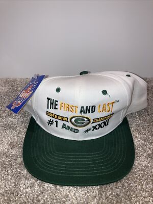Vintage NFL Green Bay Packers THE FIRST AND LAST SB XXXI Snapback Cap ...