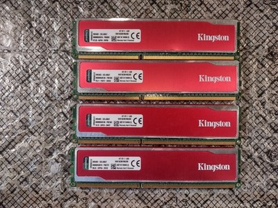 16GB (4GBx4) Kingston HyperX Red PC3-12800 Non-ECC DDR3 Ram ...