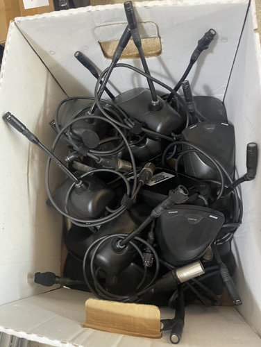 LOT OF 18 ~ Shure Microflex MX400DP Wired Desktop Microphone Preamp W ...