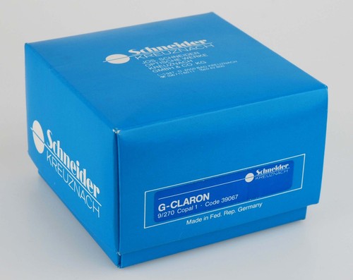 Originale Packung Karton Box Schneider Kreuznach G-Claron 1:9/270mm ...