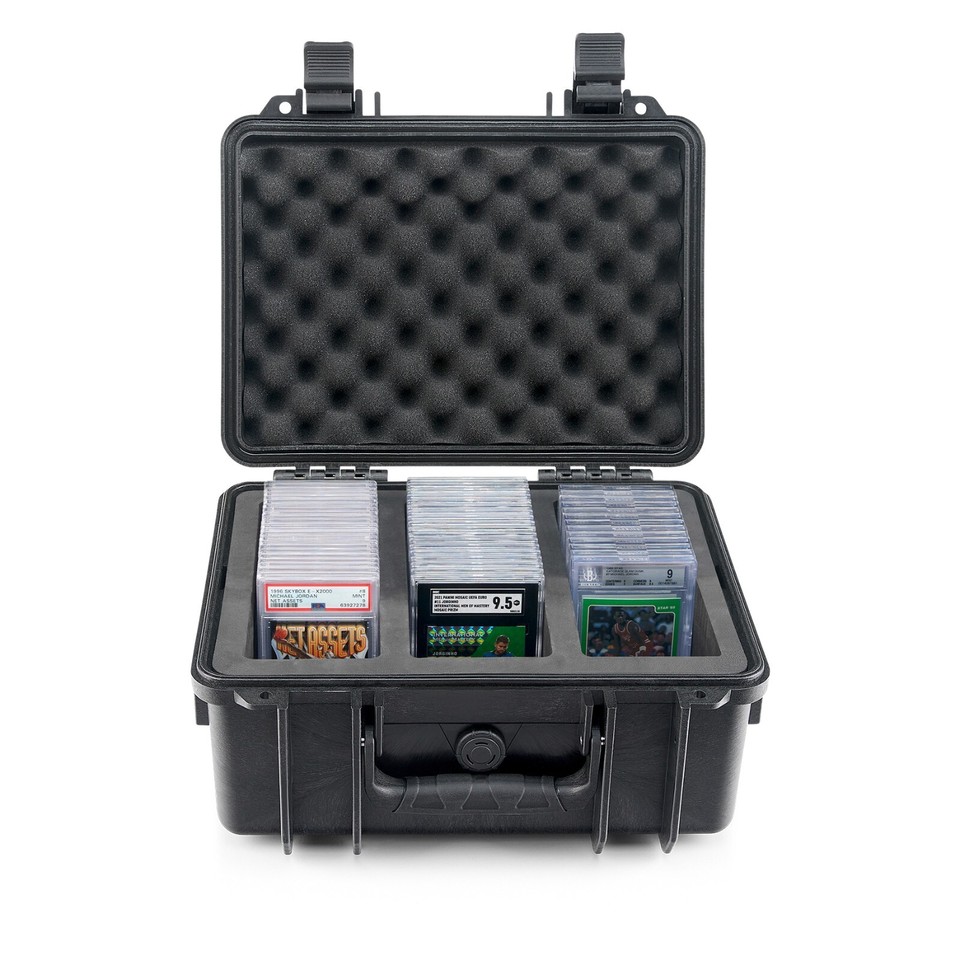 Card Capsule Classic - Three Row Slab Case - PSA Card Case (HOLDS 100 ...