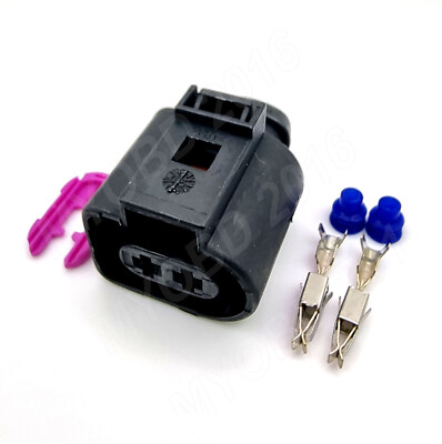 1J0973722 2 Pin Connector Plug Socket Repair Fits VW Audi Seat Skoda ...