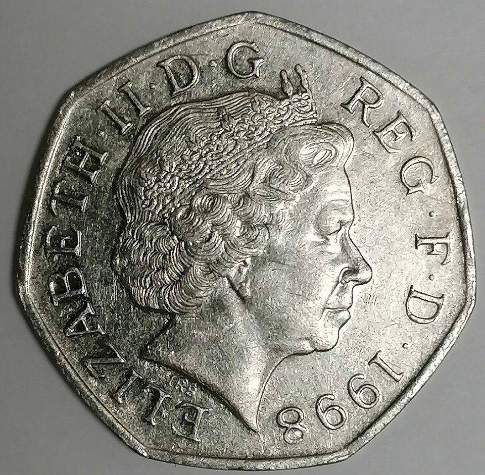 VERY RARE 1998 NHS ANNIVERSARY 50P COIN || 50 PENCE || Collectors' Must ...