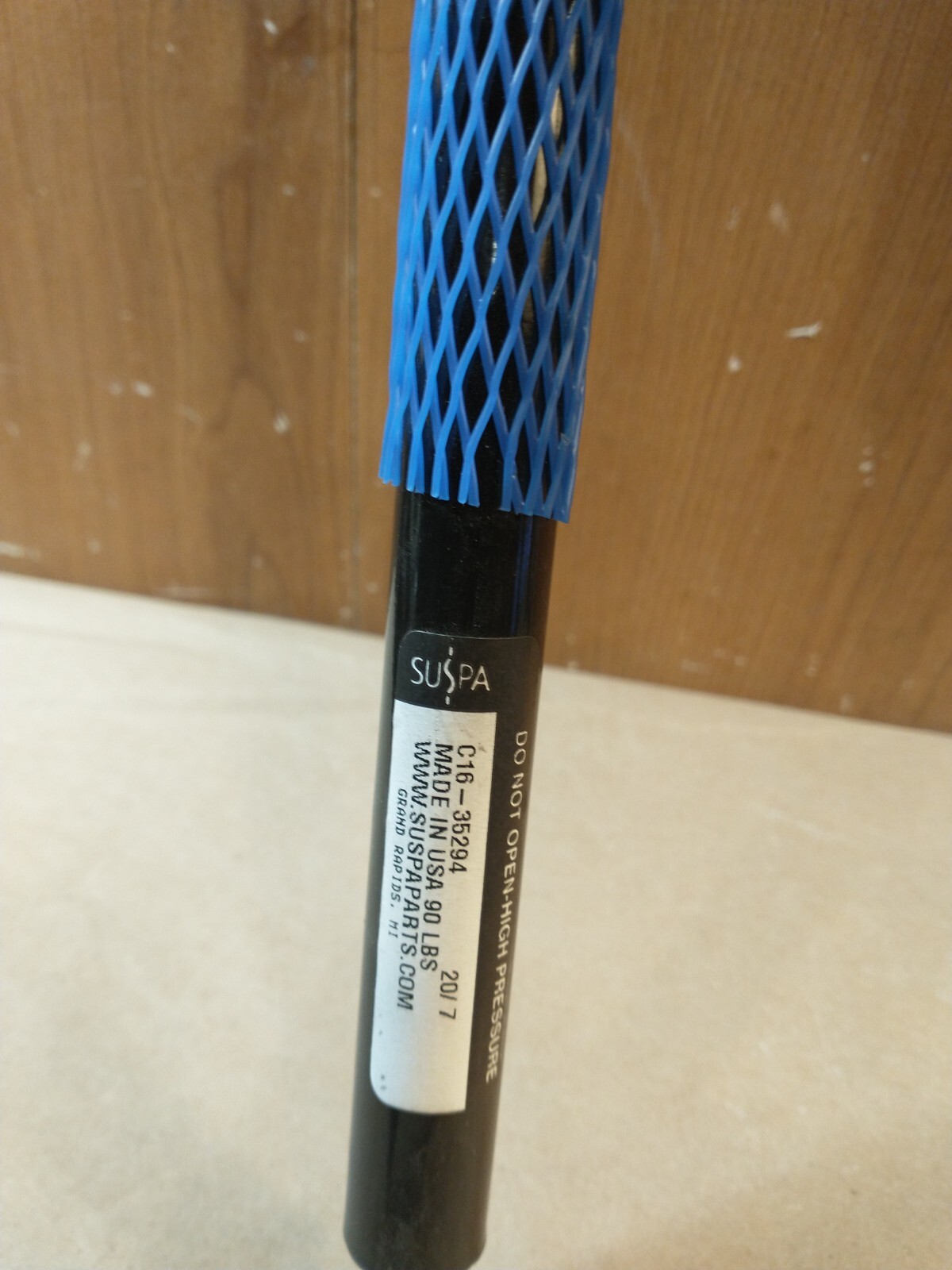 Suspa Gas Spring C16-35294, 90lb, 20.1" Extended, 11.85" Compressed ...