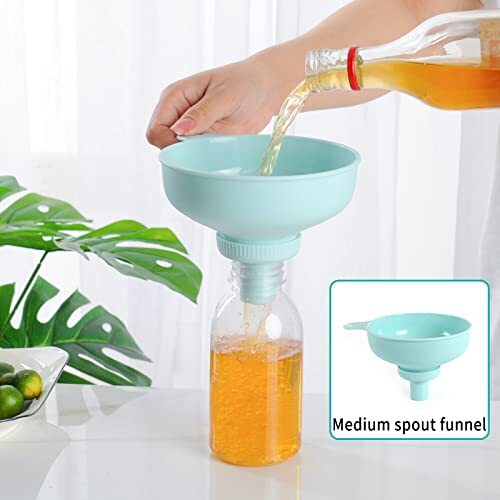 Plastic Wide Mouth Kitchen Funnels With Detachable 4 Different Sizes ...