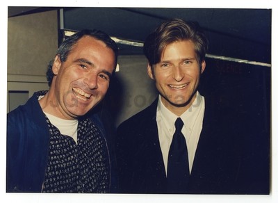 Crispin Glover & Trent Harris - Vintage Candid Photograph by Peter ...