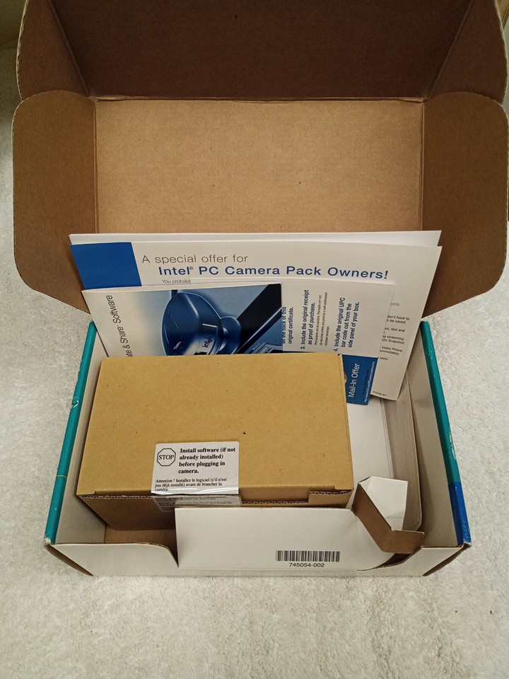 Vintage Intel PC Camera Pack USB ICP3 New | eBay