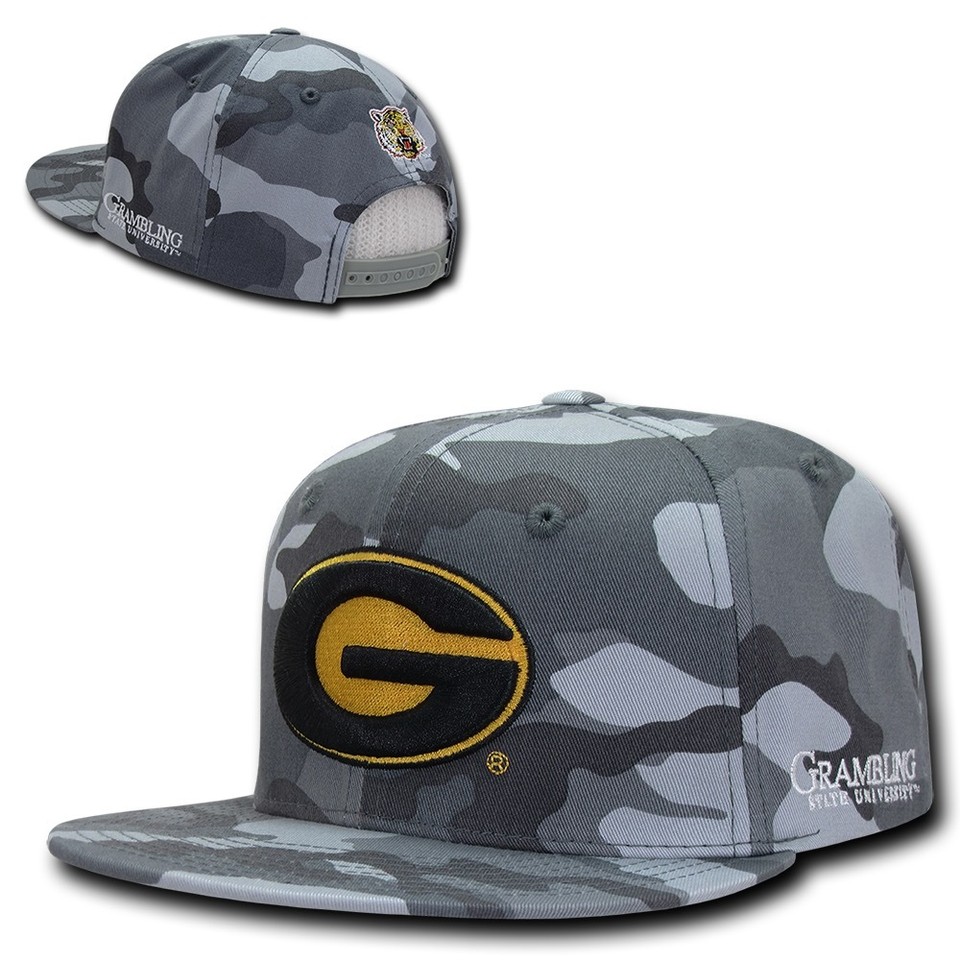 NCAA Grambling State Tigers U Camo Camouflage Snapback Baseball Caps ...
