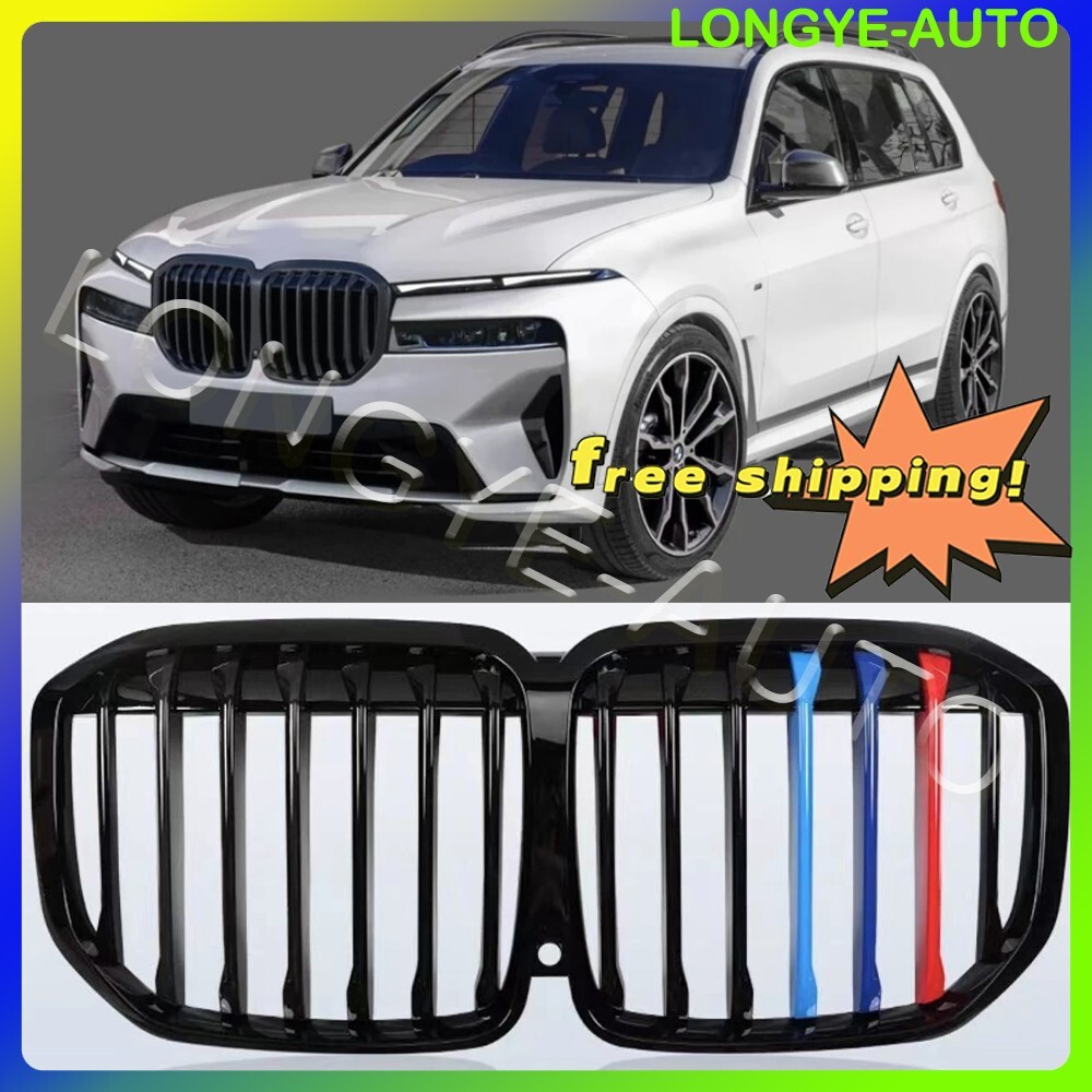 Fits For BMW X7 G07 2019-2023 P Type Front Kidney Grille Grill | eBay ...