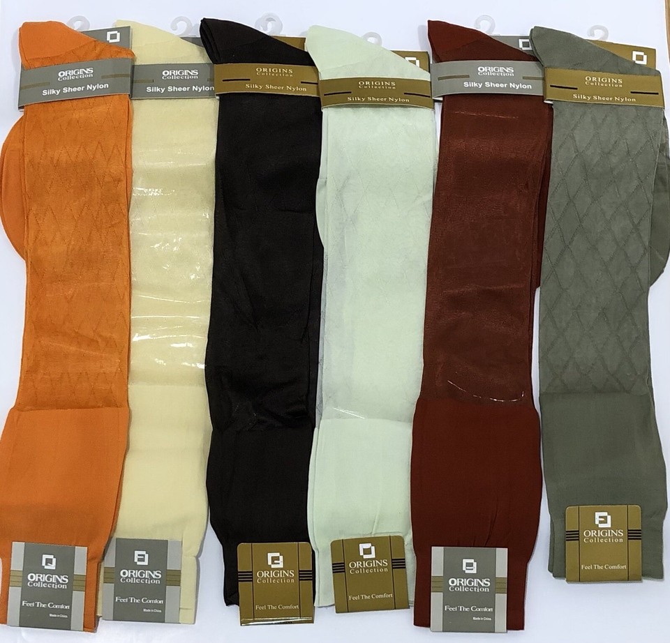 MEN'S OVER THE CALF SEXY SHEER,RIBBED,DIAMOND,ORIGINS, STACY ADAMS ...
